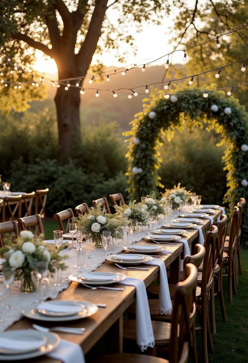Backyard Wedding Rustic Charm Ideas - TheCharmingBride.com