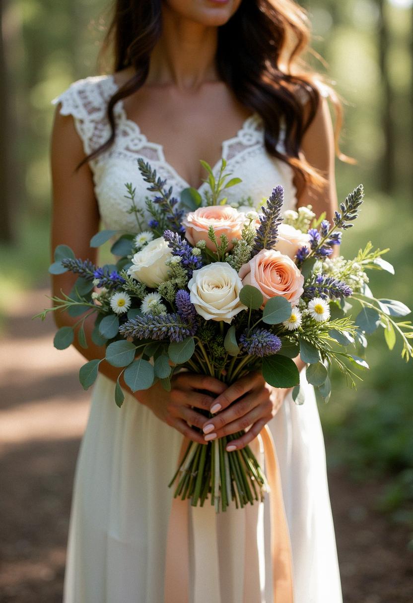 Unique Boho Bridal Bouquet Ideas - TheCharmingBride.com