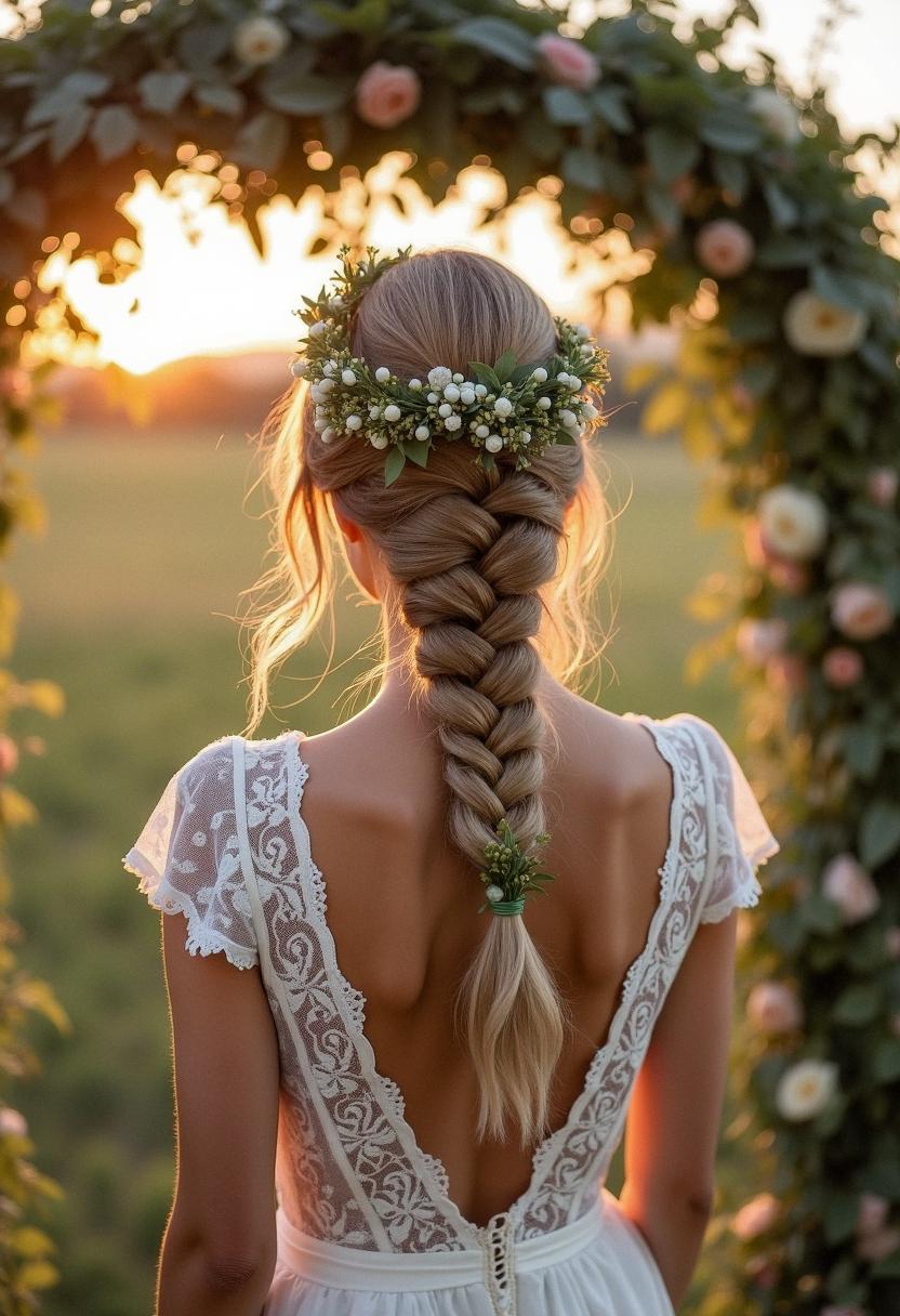 Stunning Boho Wedding Braid Ideas - TheCharmingBride.com