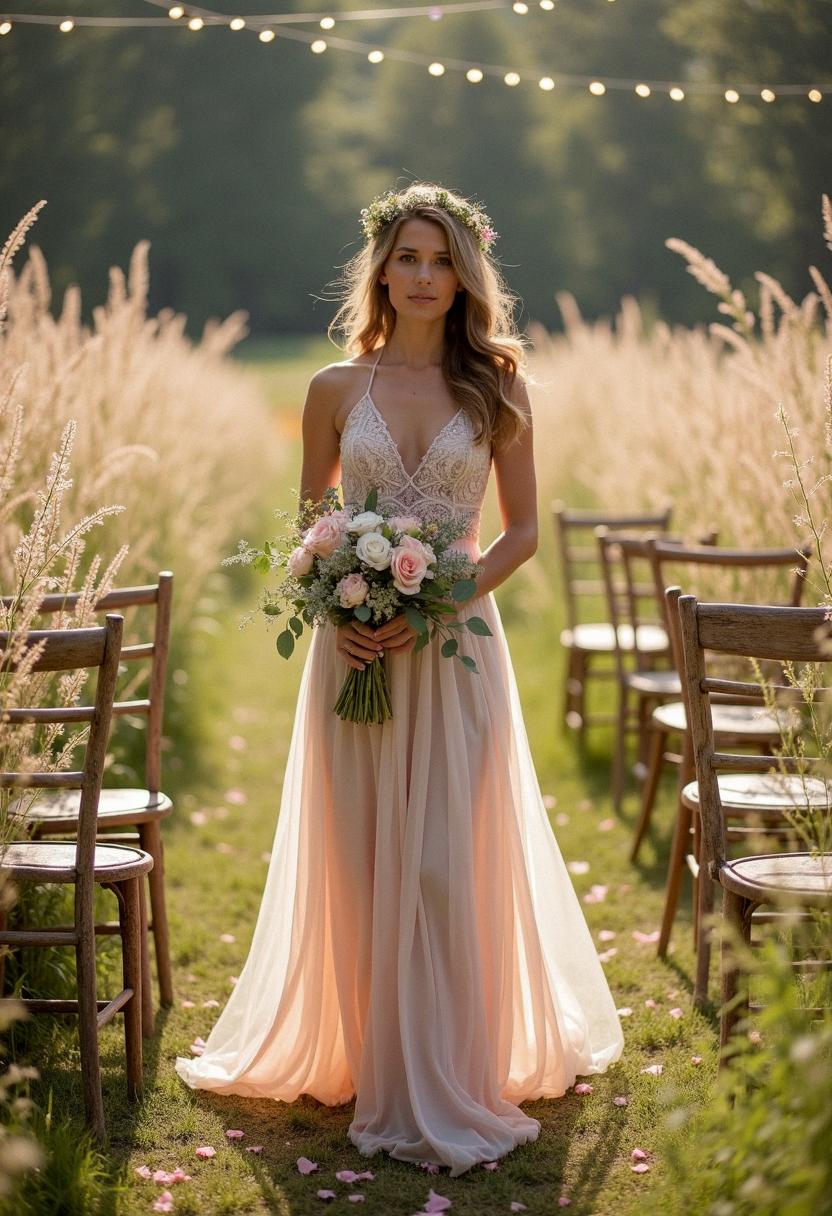 Boho Wedding Bridesmaid Dress Ideas - TheCharmingBride.com