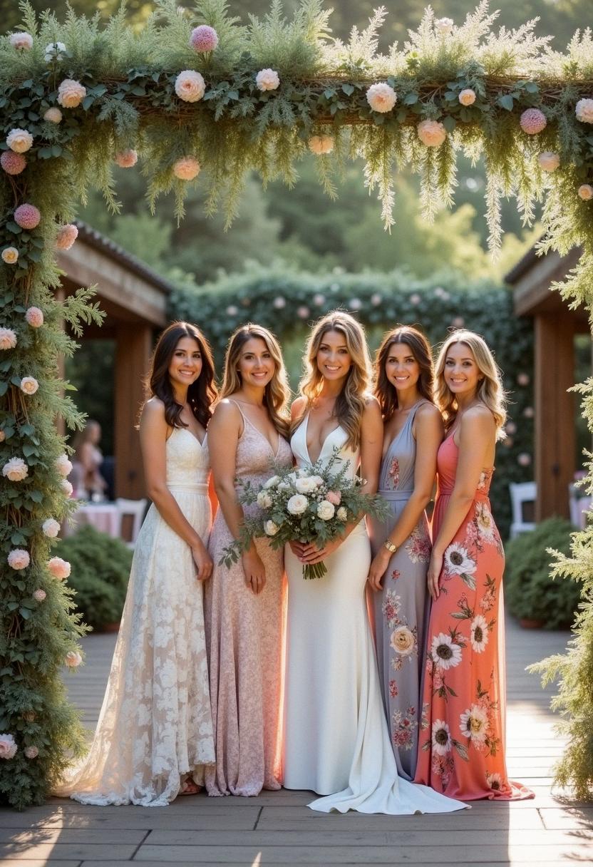 Boho Wedding Bridesmaid Dress Ideas - TheCharmingBride.com