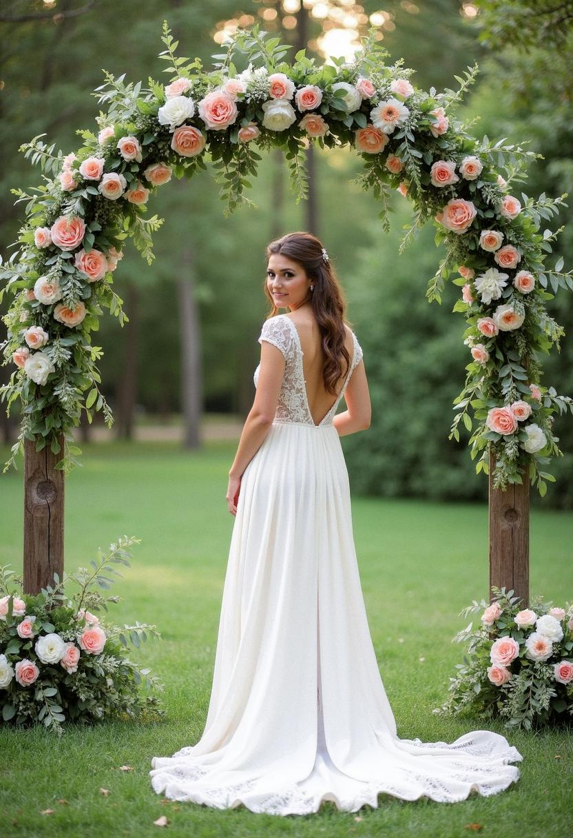 Stunning Boho Wedding Dress Simple Styles - TheCharmingBride.com