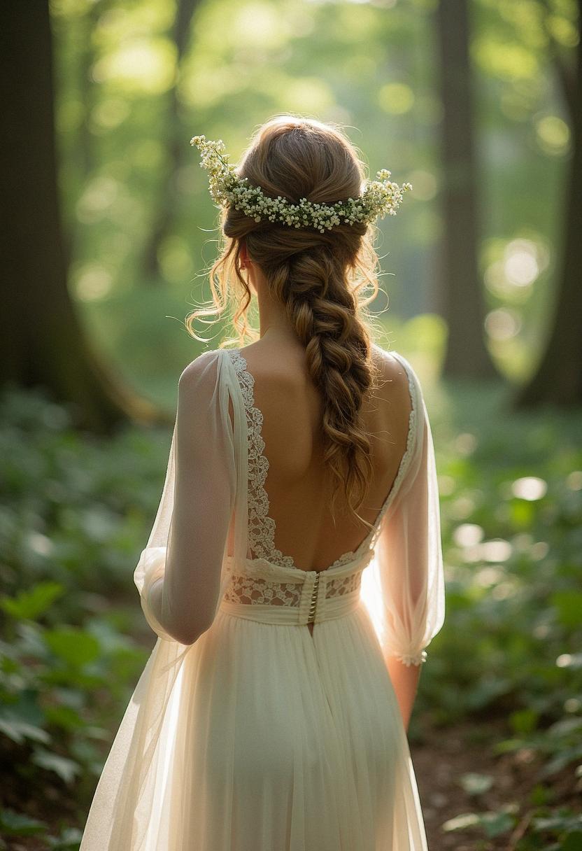 Stunning Boho Wedding Dress Simple Styles - TheCharmingBride.com