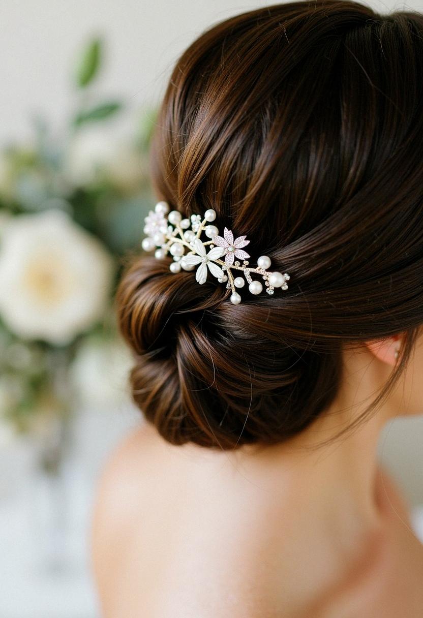 Stunning Bridal Hair Pin Ideas - TheCharmingBride.com