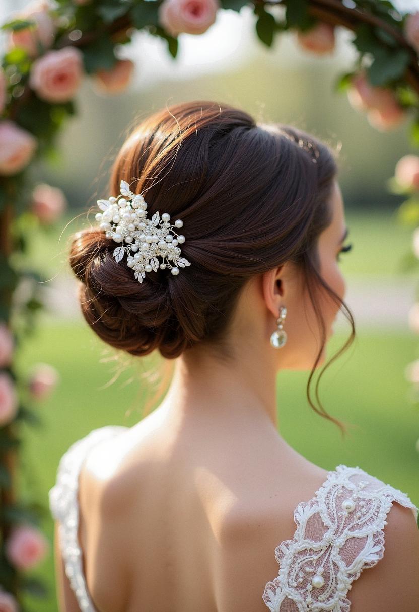 Stunning Bridal Hair Pin Ideas - TheCharmingBride.com