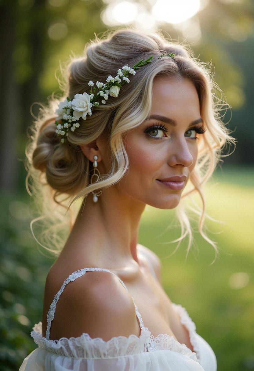 Stunning Bridal Hair Style Ideas - TheCharmingBride.com