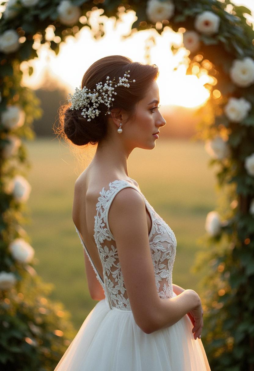 Elegant Bridal Hair Updo Ideas - TheCharmingBride.com
