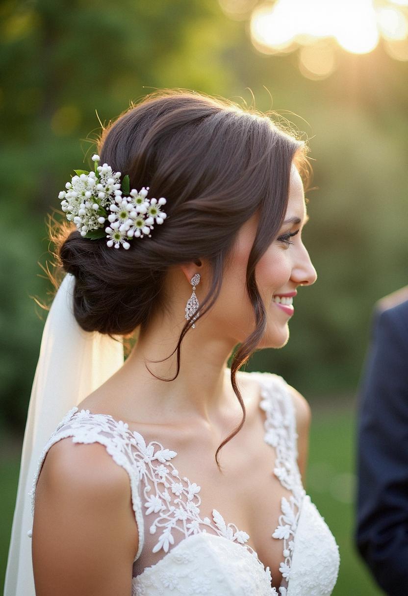 Elegant Bridal Hair Updo Ideas - TheCharmingBride.com