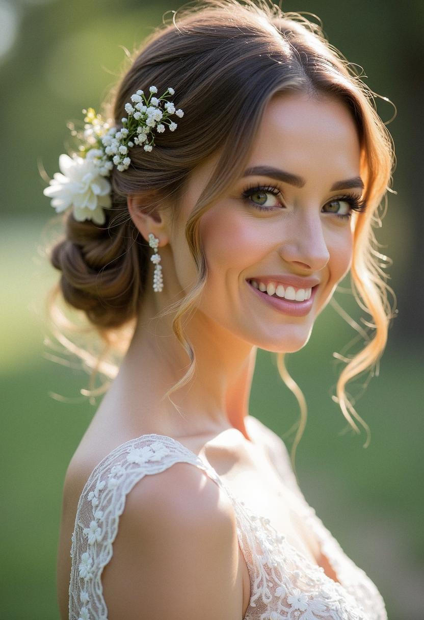 Elegant Bridal Hair Updo Ideas - TheCharmingBride.com