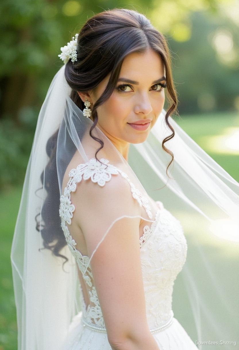 Stunning Bridal Hair Veil Ideas - TheCharmingBride.com