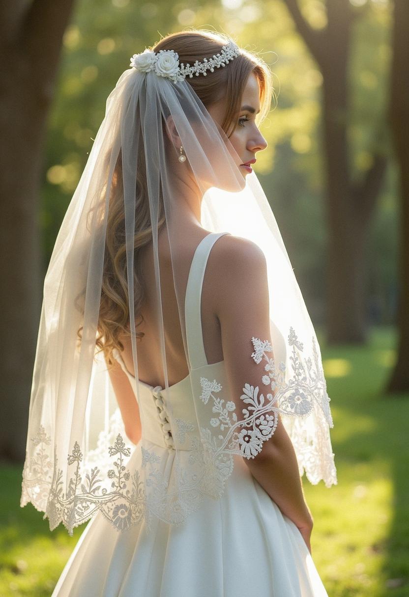 Stunning Bridal Hair Veil Ideas - TheCharmingBride.com