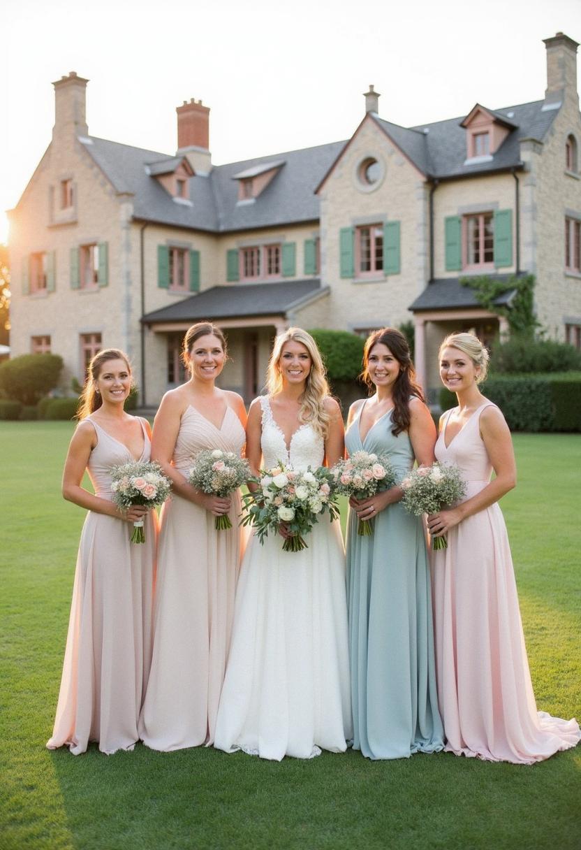 Stylish Bridal Party Attire Ideas - TheCharmingBride.com