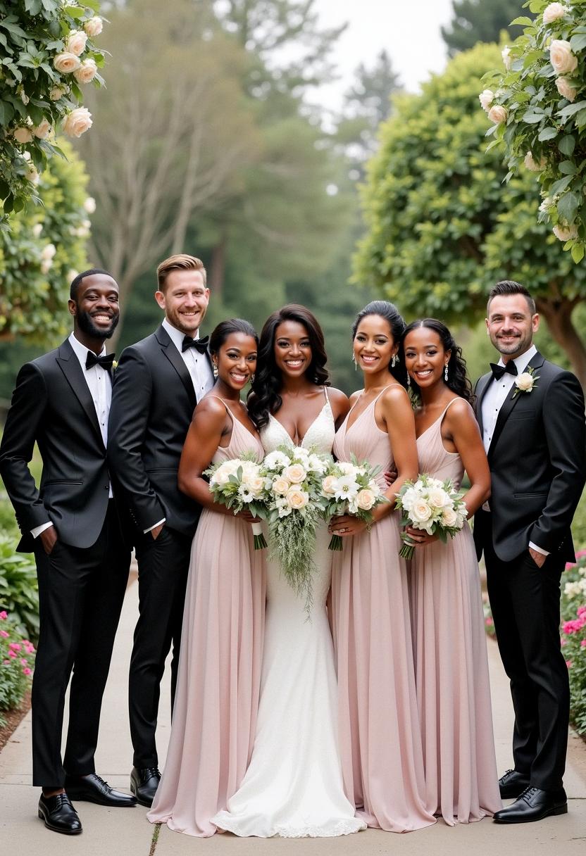 Stylish Bridal Party Attire Ideas - TheCharmingBride.com