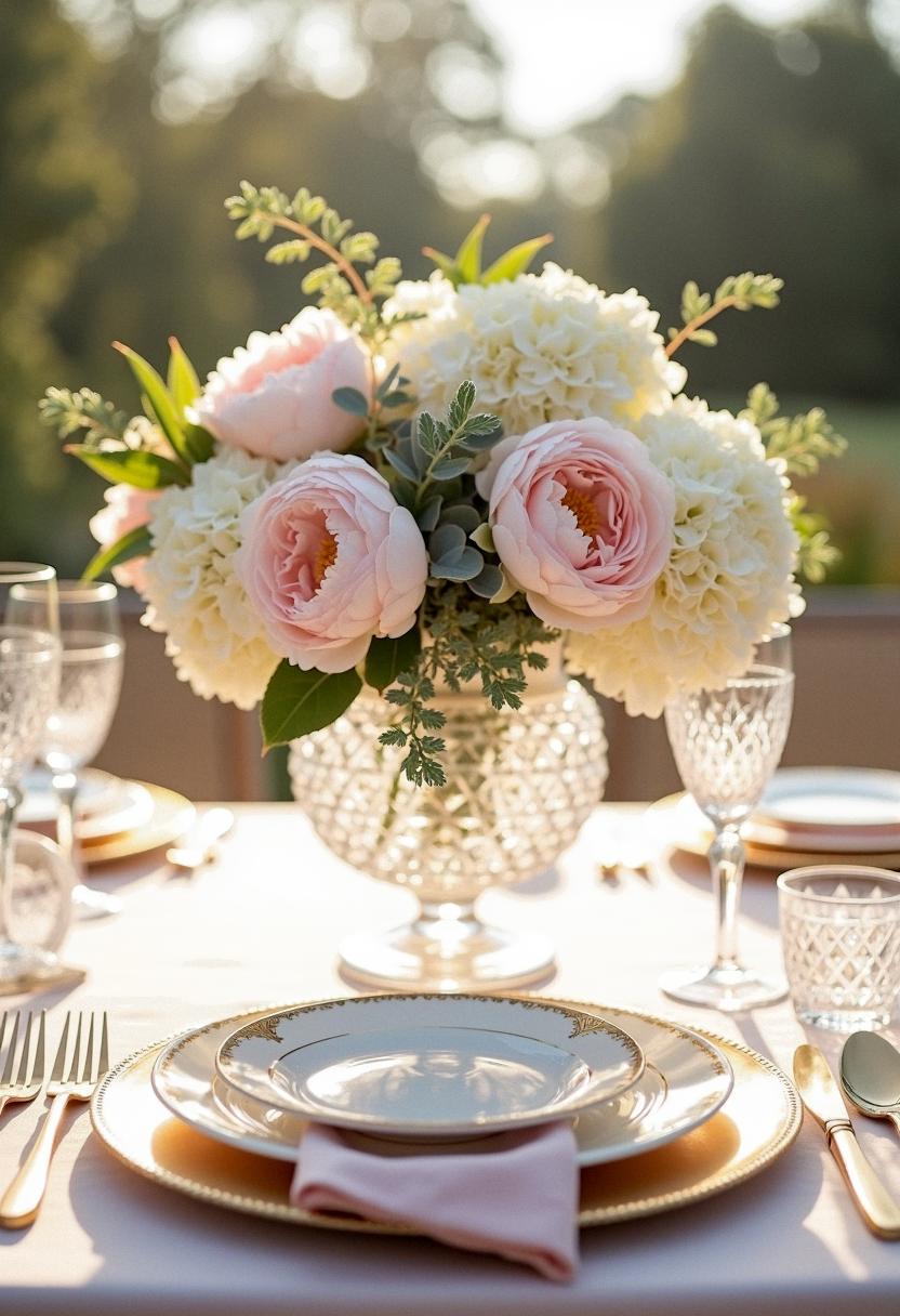 Stunning Bridal Shower Centerpiece Ideas - TheCharmingBride.com
