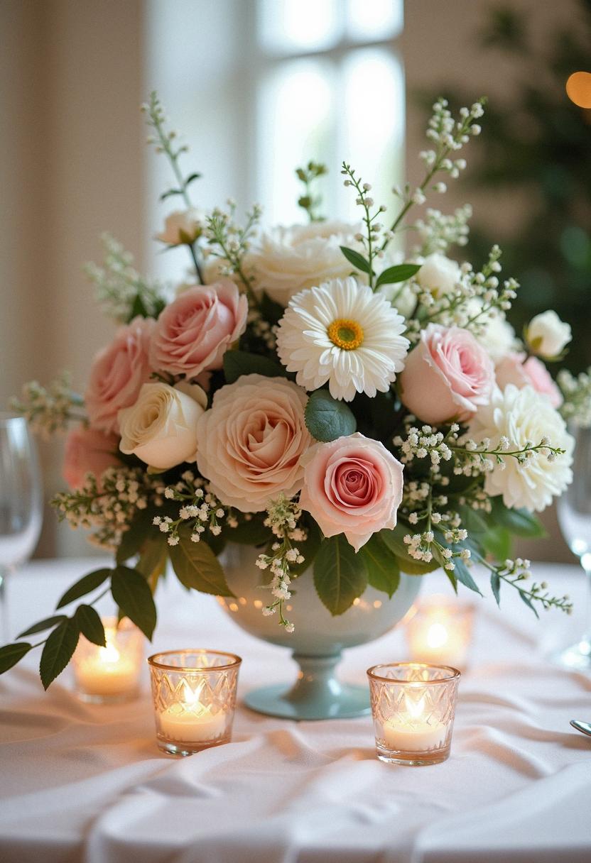 Stunning Bridal Shower Centerpiece Ideas - TheCharmingBride.com