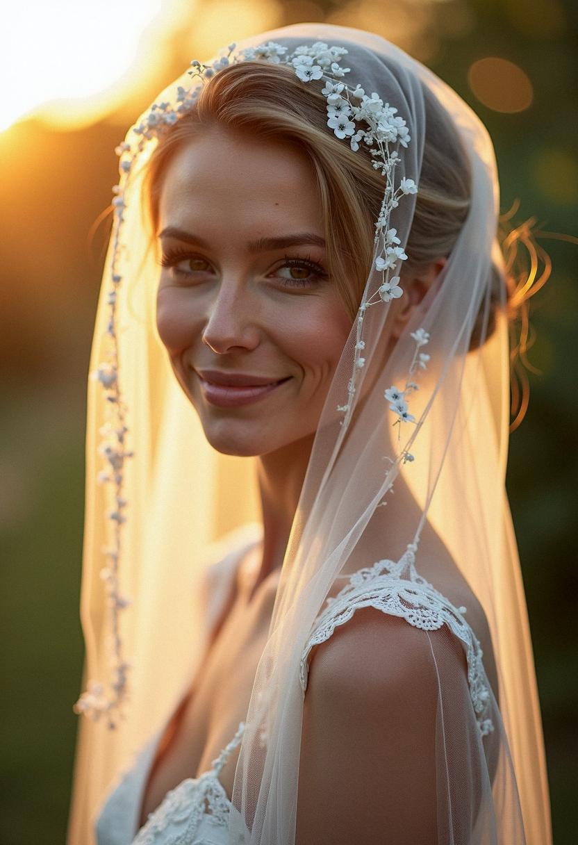 Stunning Bridal Veil Ideas For You - TheCharmingBride.com