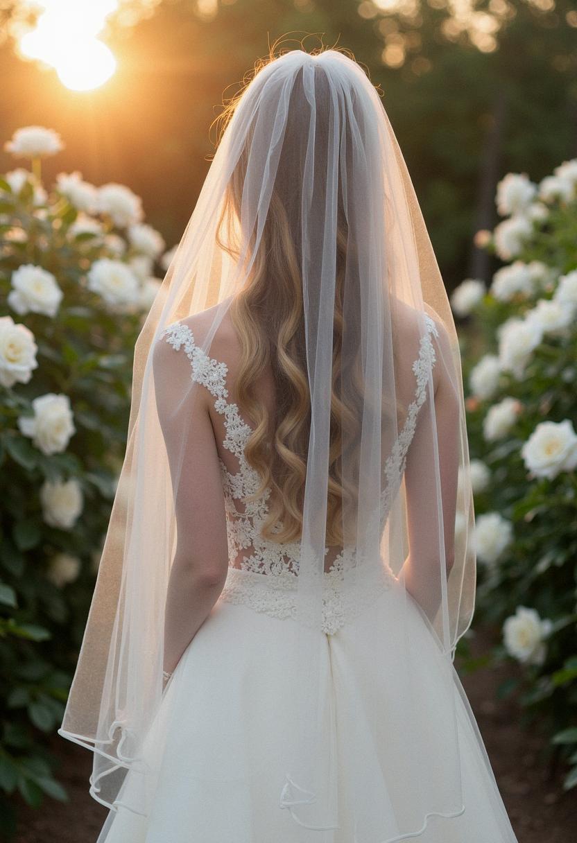 Perfect Bridal Veil Hair Ideas - TheCharmingBride.com