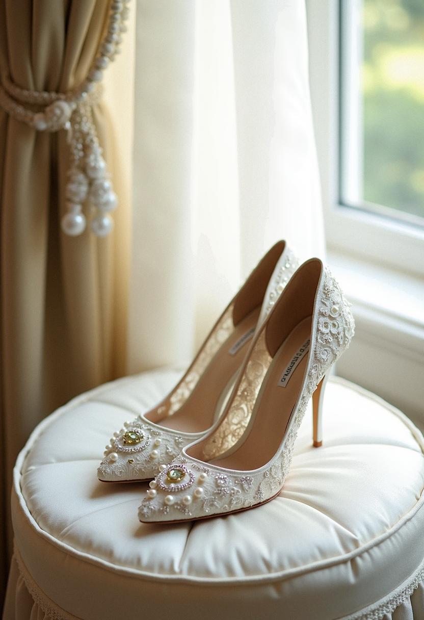 Stunning Bride Shoes Heels Guide - TheCharmingBride.com