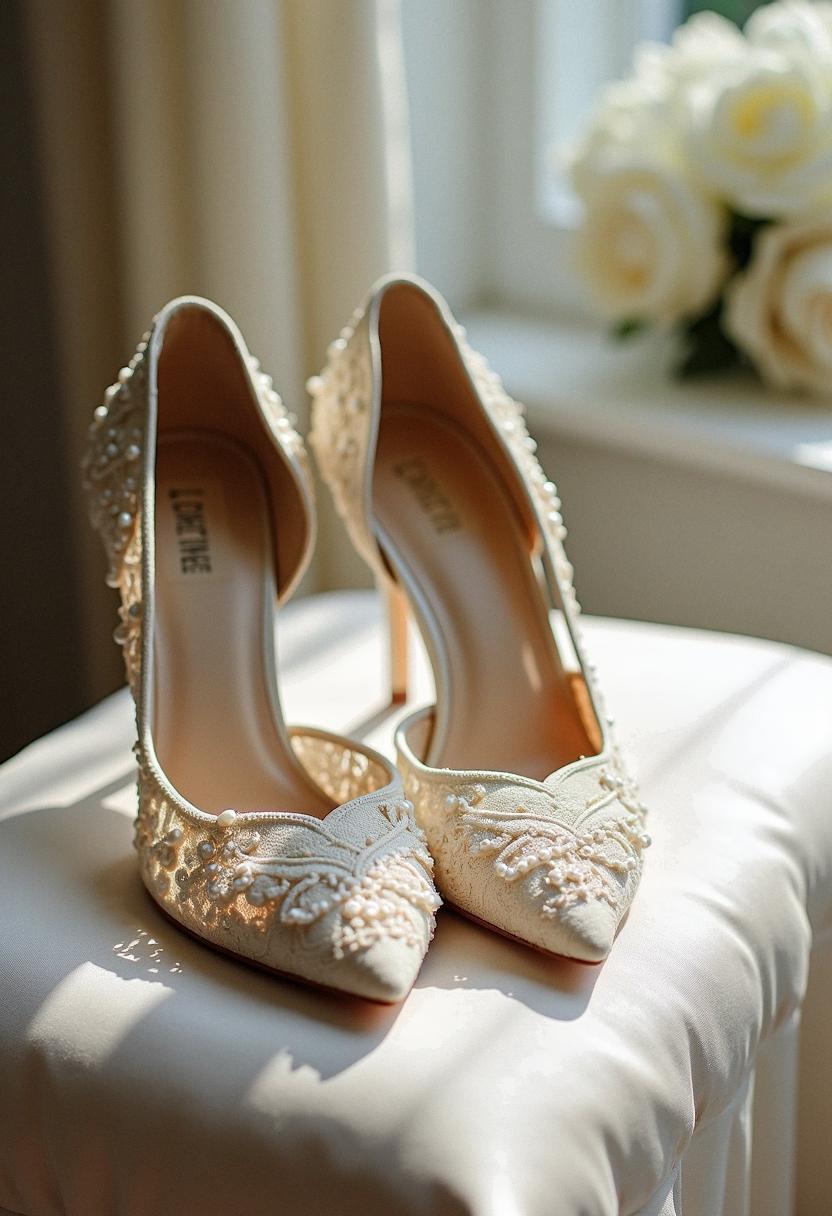 Stunning Bride Shoes Heels Guide - TheCharmingBride.com