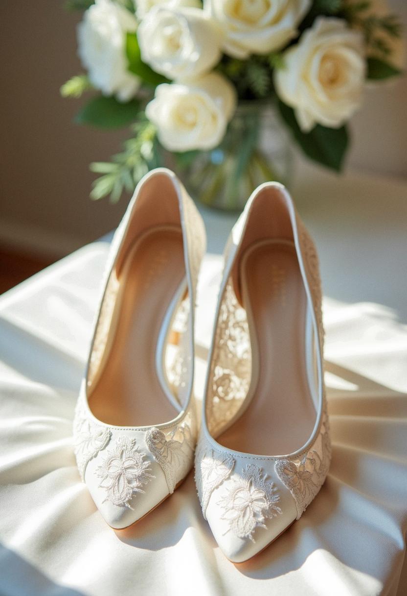 Stunning Bride Shoes Heels Guide - TheCharmingBride.com