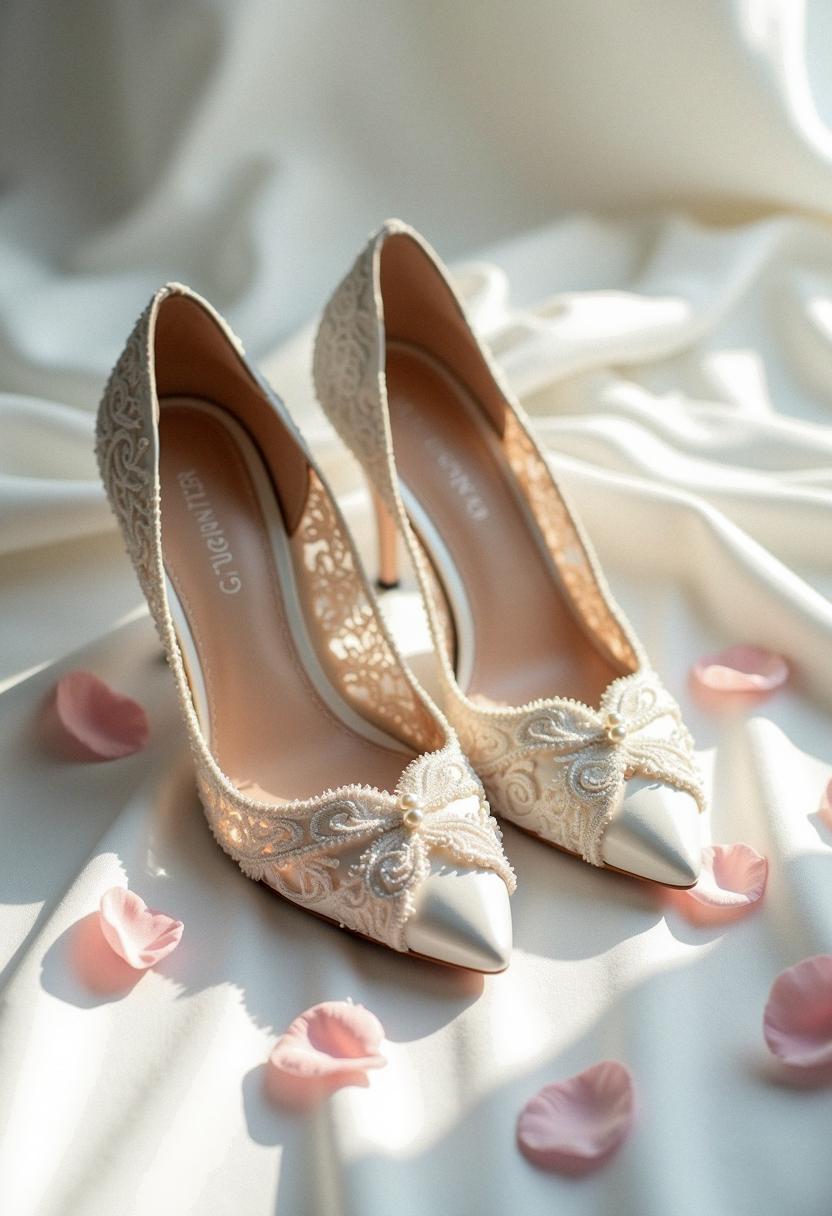 Stunning Bride Shoes Heels Guide - TheCharmingBride.com