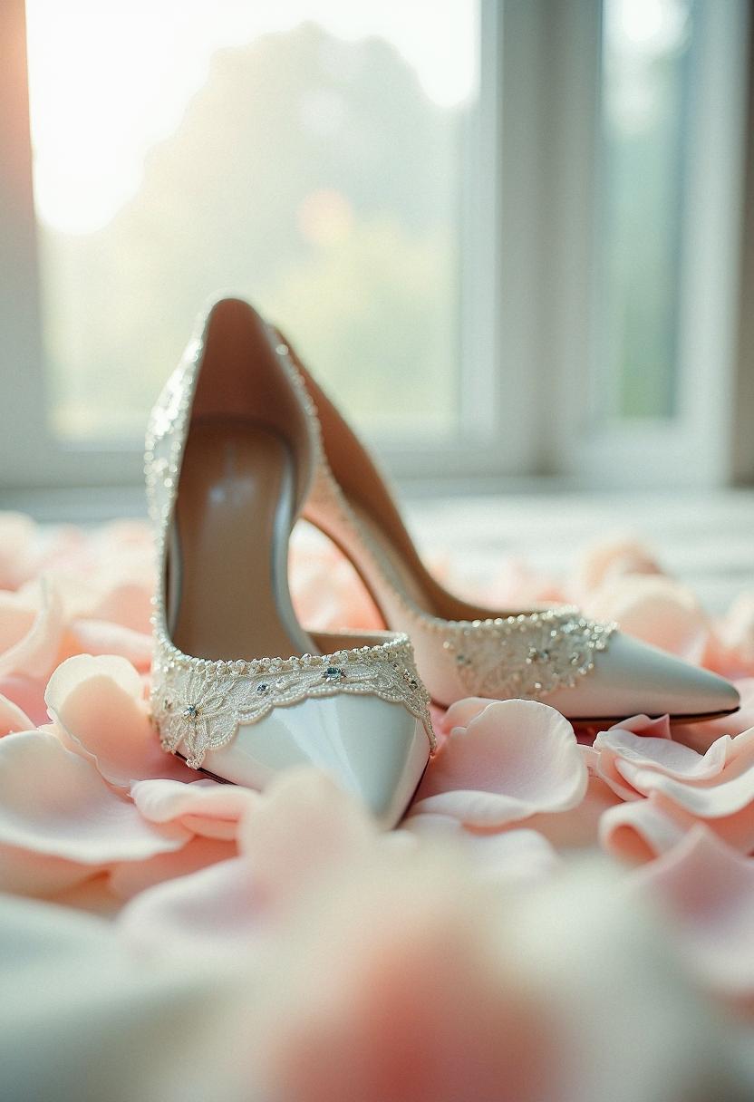 Stunning Bride Shoes Heels Guide - TheCharmingBride.com