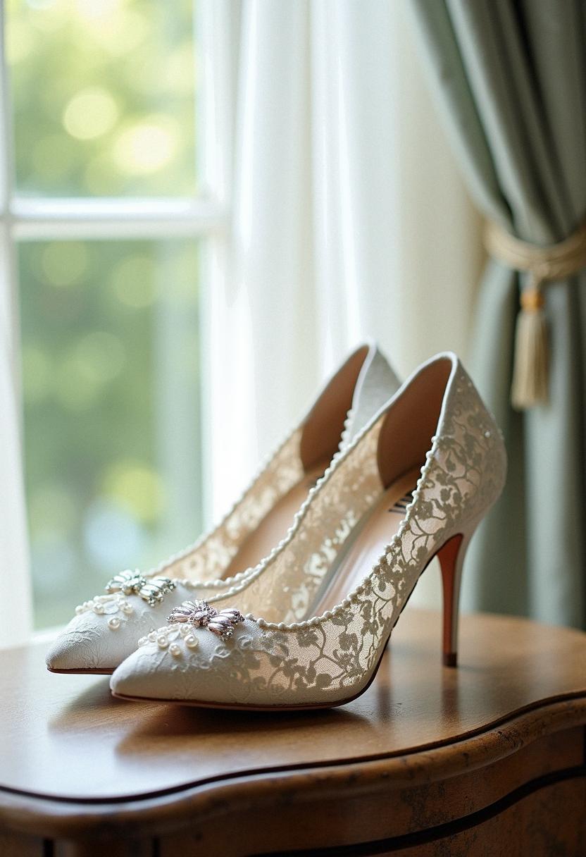 Stunning Bride Shoes Heels Guide - TheCharmingBride.com