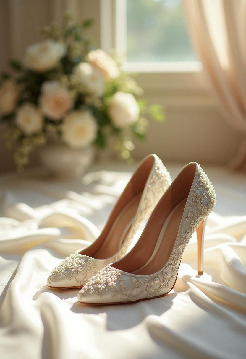 Stunning Bride Shoes Heels Guide - TheCharmingBride.com