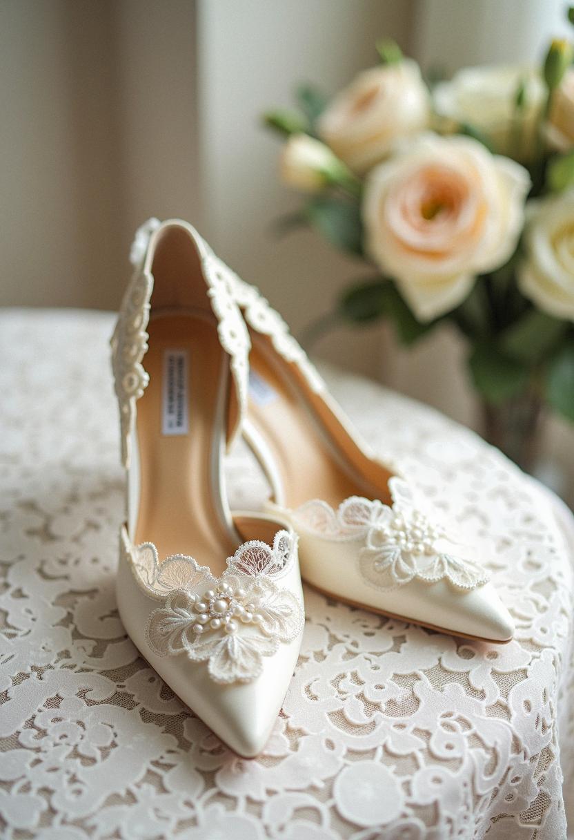 Stunning Bride Shoes Heels Guide - TheCharmingBride.com