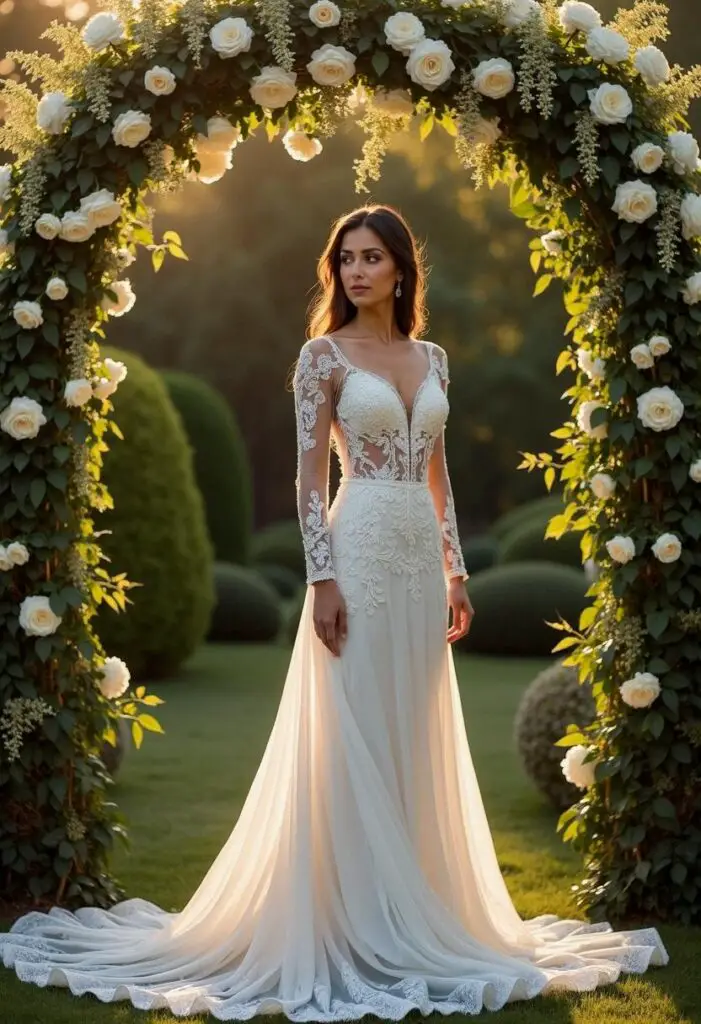 Elegant Wedding Dress With Sleeves Styles - TheCharmingBride.com