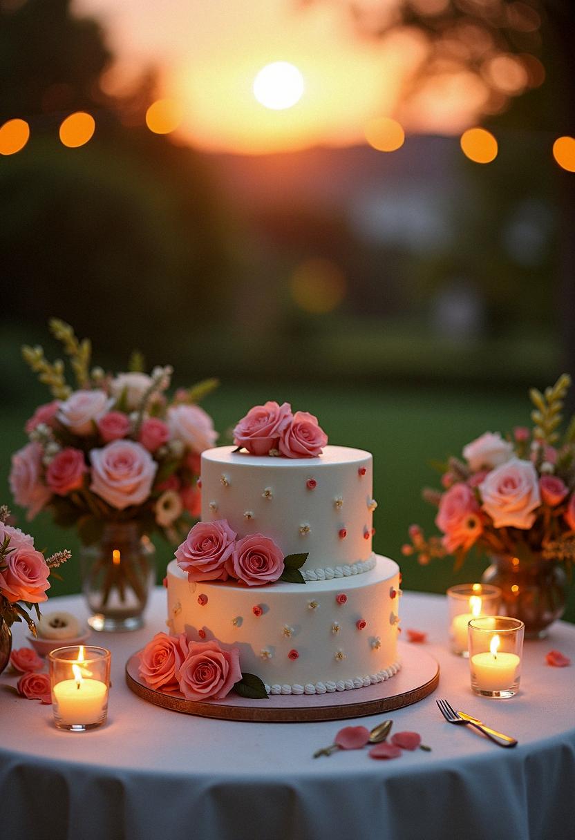 Sweet Engagement Cake Ideas & Designs - TheCharmingBride.com