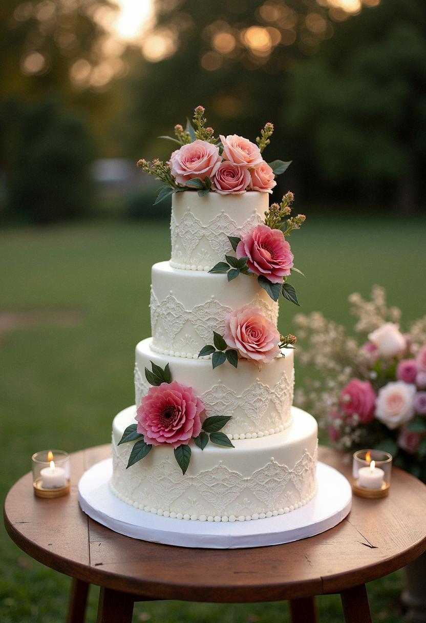 Sweet Engagement Cake Ideas & Designs - TheCharmingBride.com