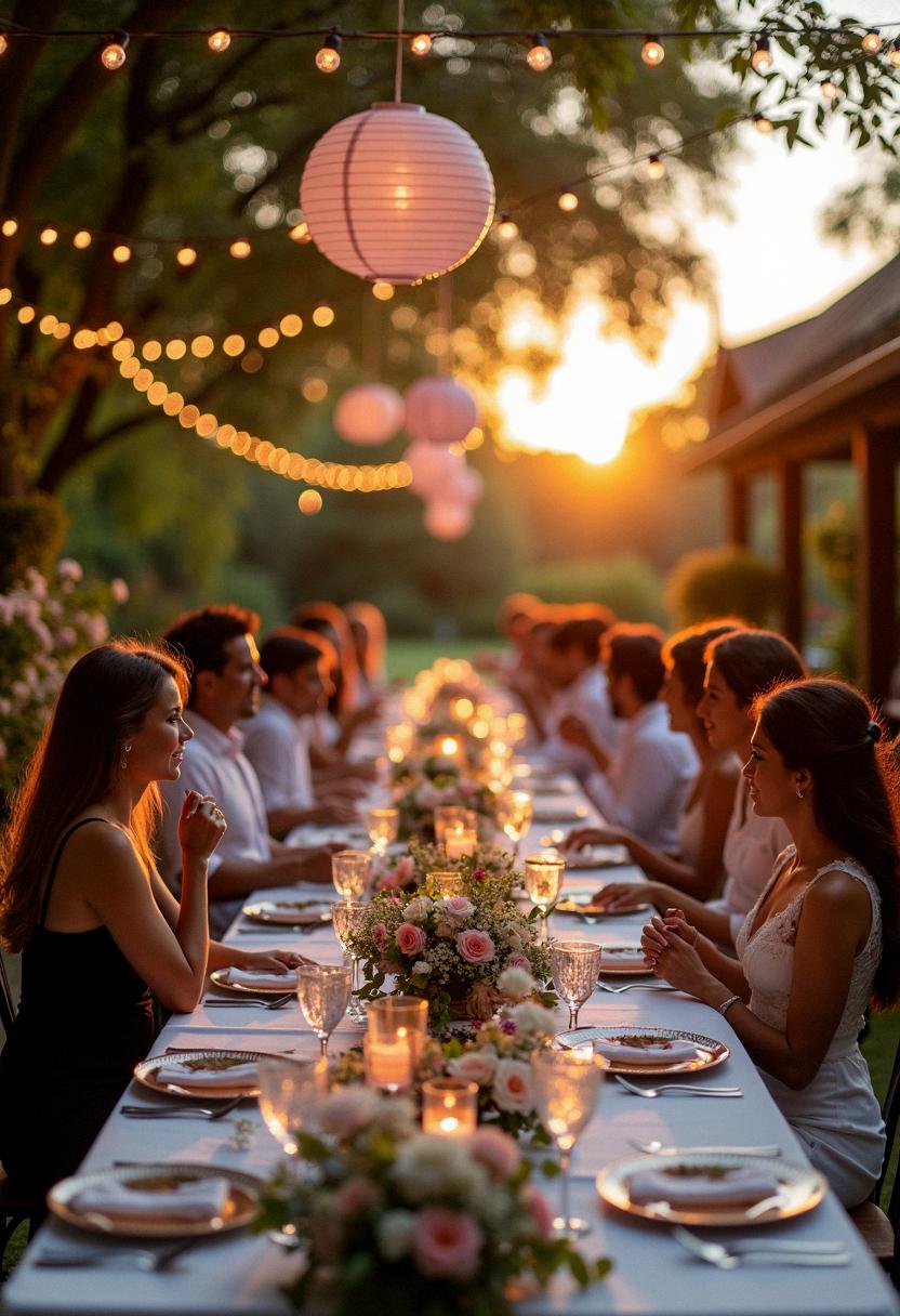 Chic Engagement Party Decor Ideas - TheCharmingBride.com