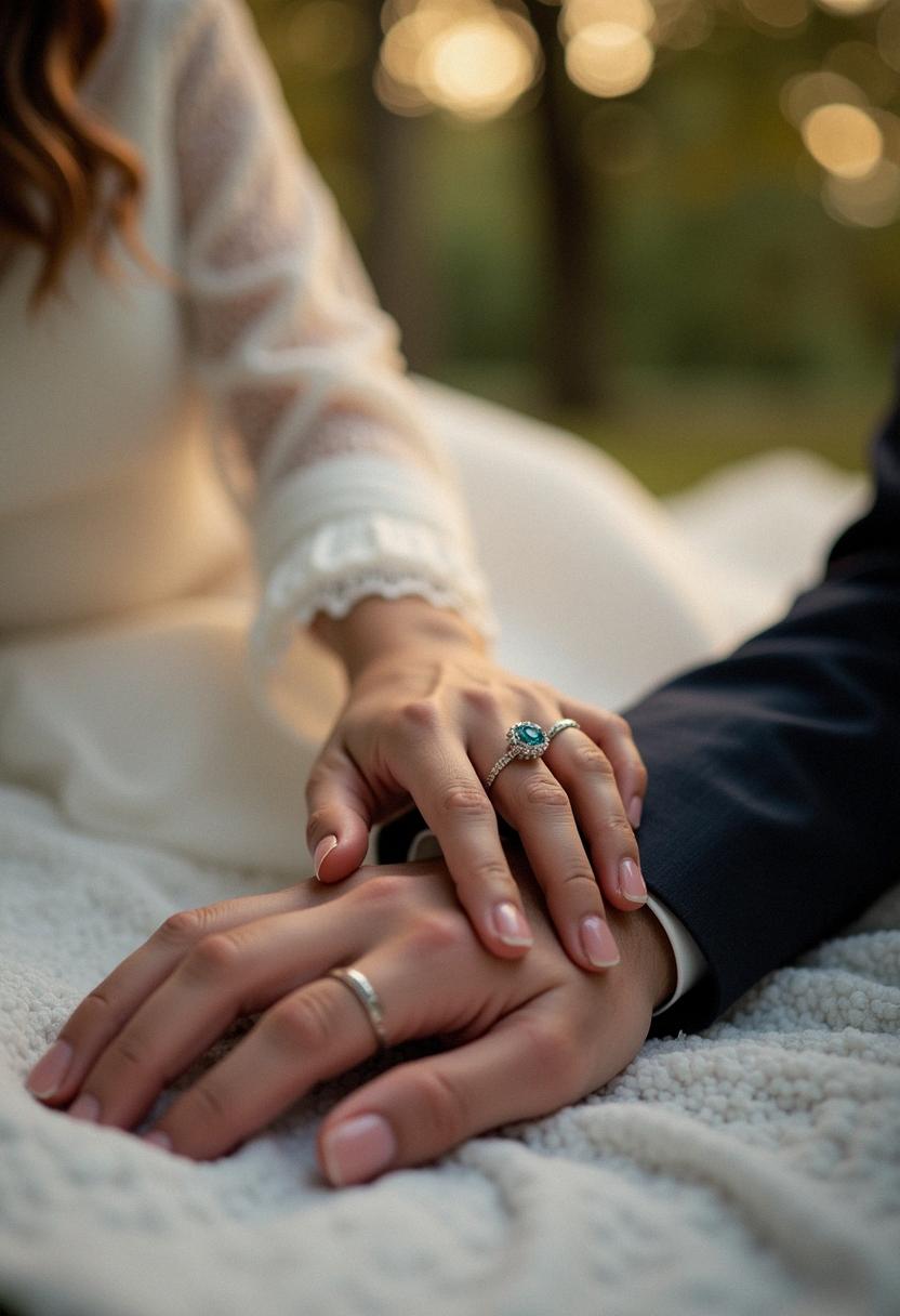 Unique Engagement Ring Non Diamond Options - TheCharmingBride.com