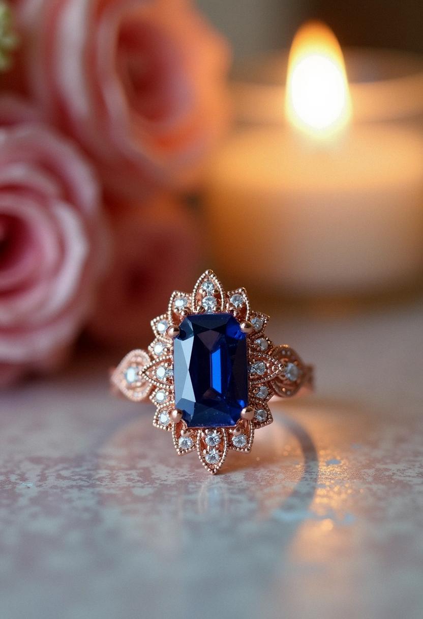 Unique Engagement Ring Non Diamond Options - TheCharmingBride.com