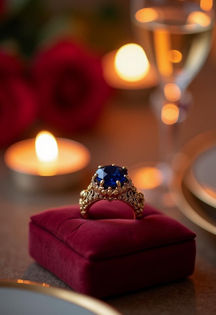 Unique Engagement Ring Non Diamond Options - TheCharmingBride.com