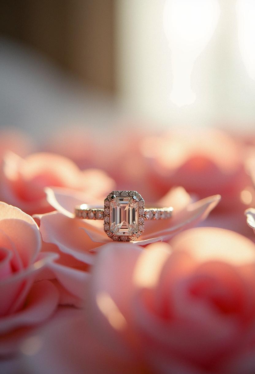 Stunning Engagement Ring Square Styles - TheCharmingBride.com