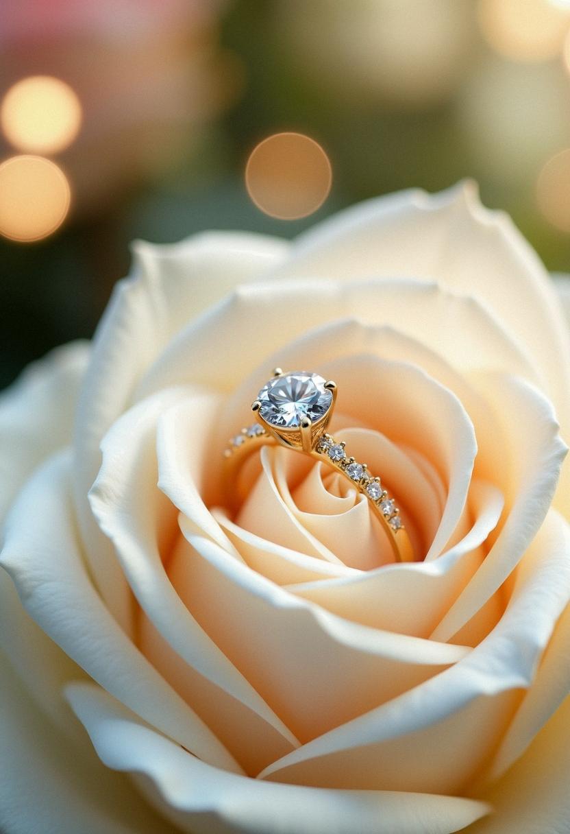Stunning Engagement Ring Yellow Gold Designs - TheCharmingBride.com