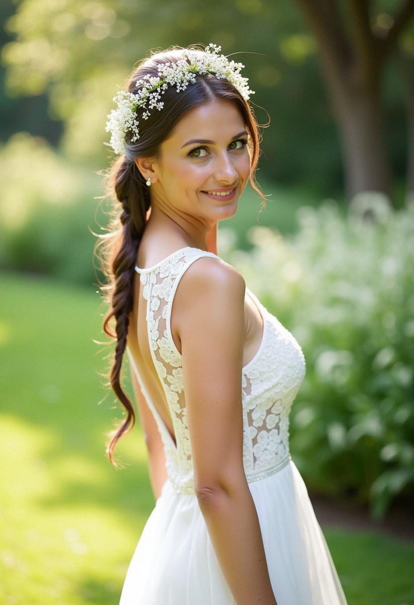 Elegant Fishtail Wedding Braid Ideas - TheCharmingBride.com