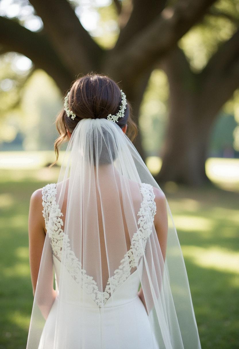 Elegant Ivory Bridal Veil Styles - TheCharmingBride.com
