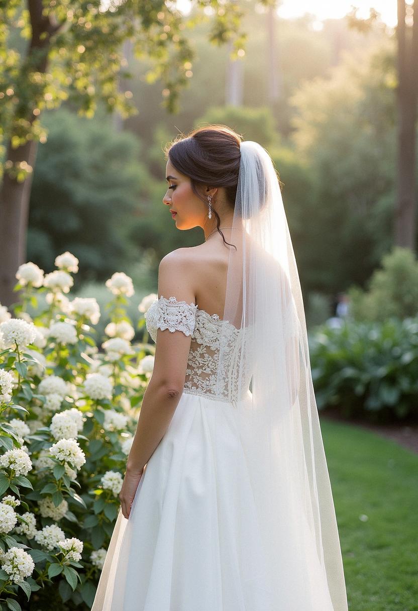 Elegant Ivory Bridal Veil Styles - TheCharmingBride.com