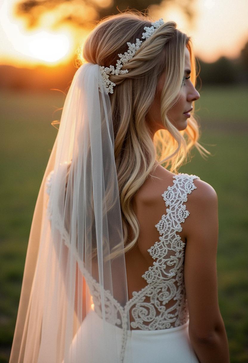 Elegant Ivory Bridal Veil Styles - TheCharmingBride.com