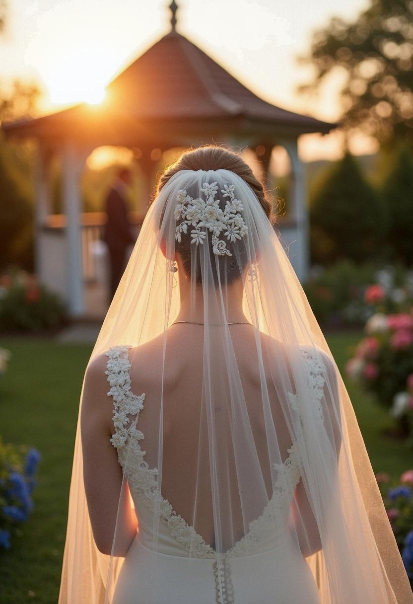 Elegant Ivory Bridal Veil Styles - TheCharmingBride.com