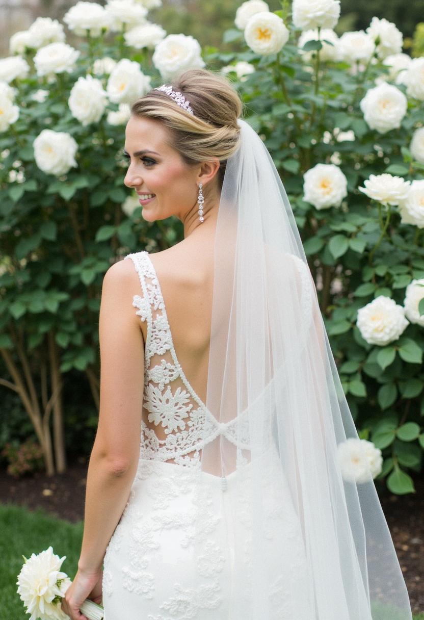 Elegant Ivory Bridal Veil Styles - TheCharmingBride.com