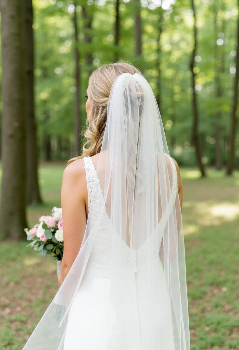 Elegant Ivory Bridal Veil Styles - TheCharmingBride.com