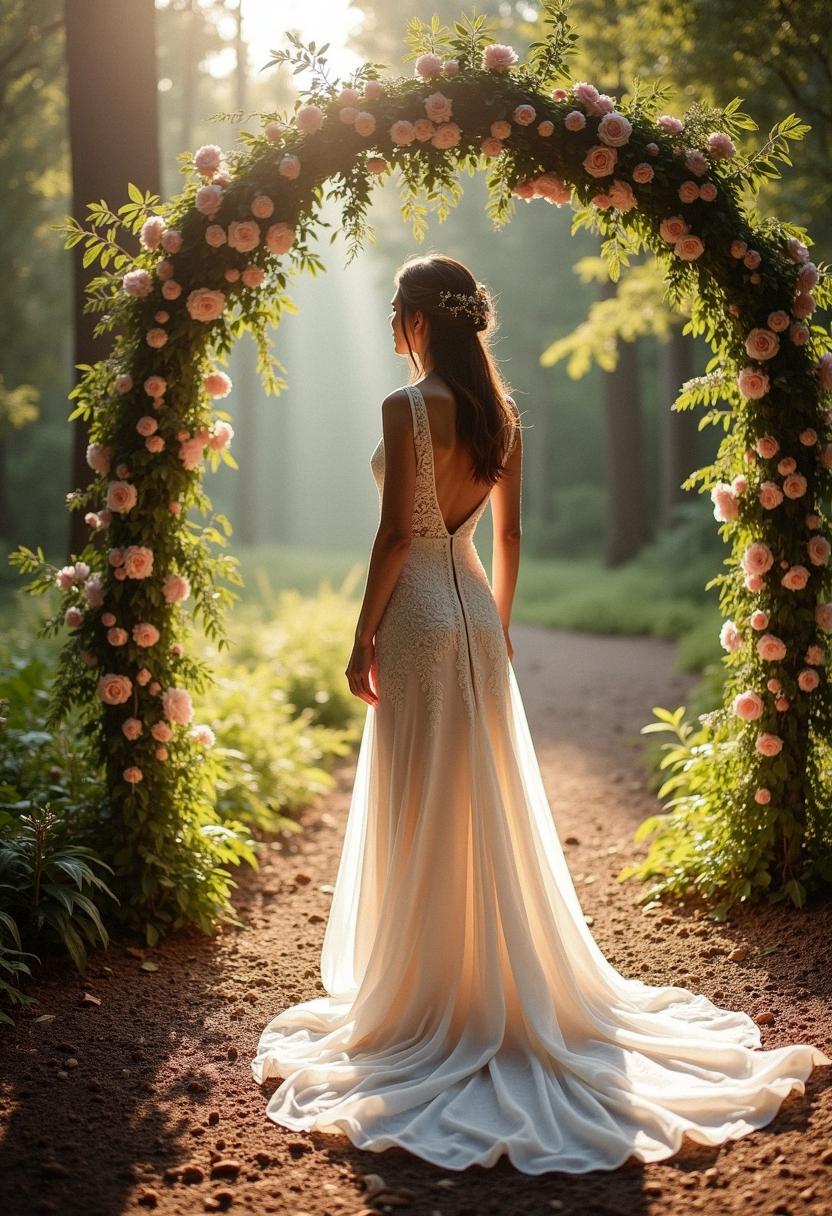Effortless Elegance: Lace Wedding Dress Boho - TheCharmingBride.com