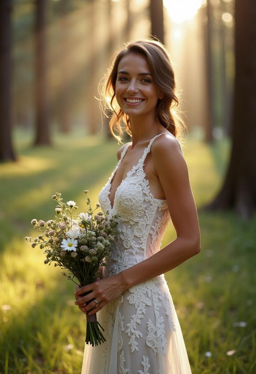 Elegant Lace Wedding Dress Tight Fit - TheCharmingBride.com