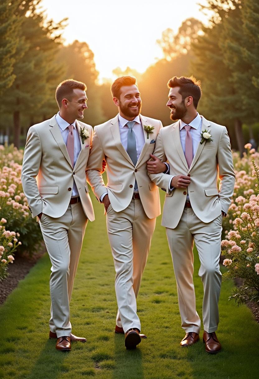 Summer Mens Cocktail Attire For Weddings - TheCharmingBride.com