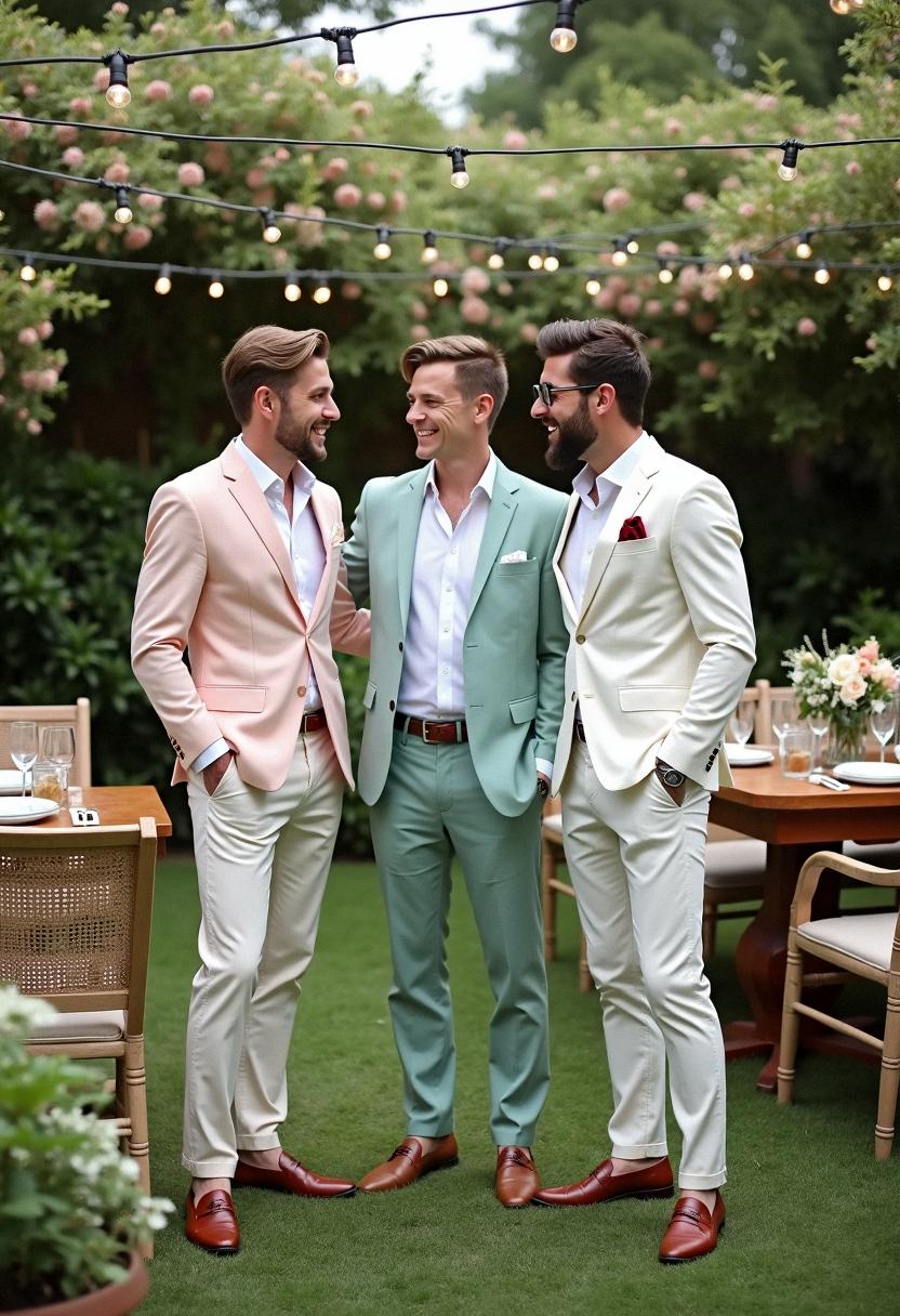 Summer Mens Cocktail Attire For Weddings - TheCharmingBride.com