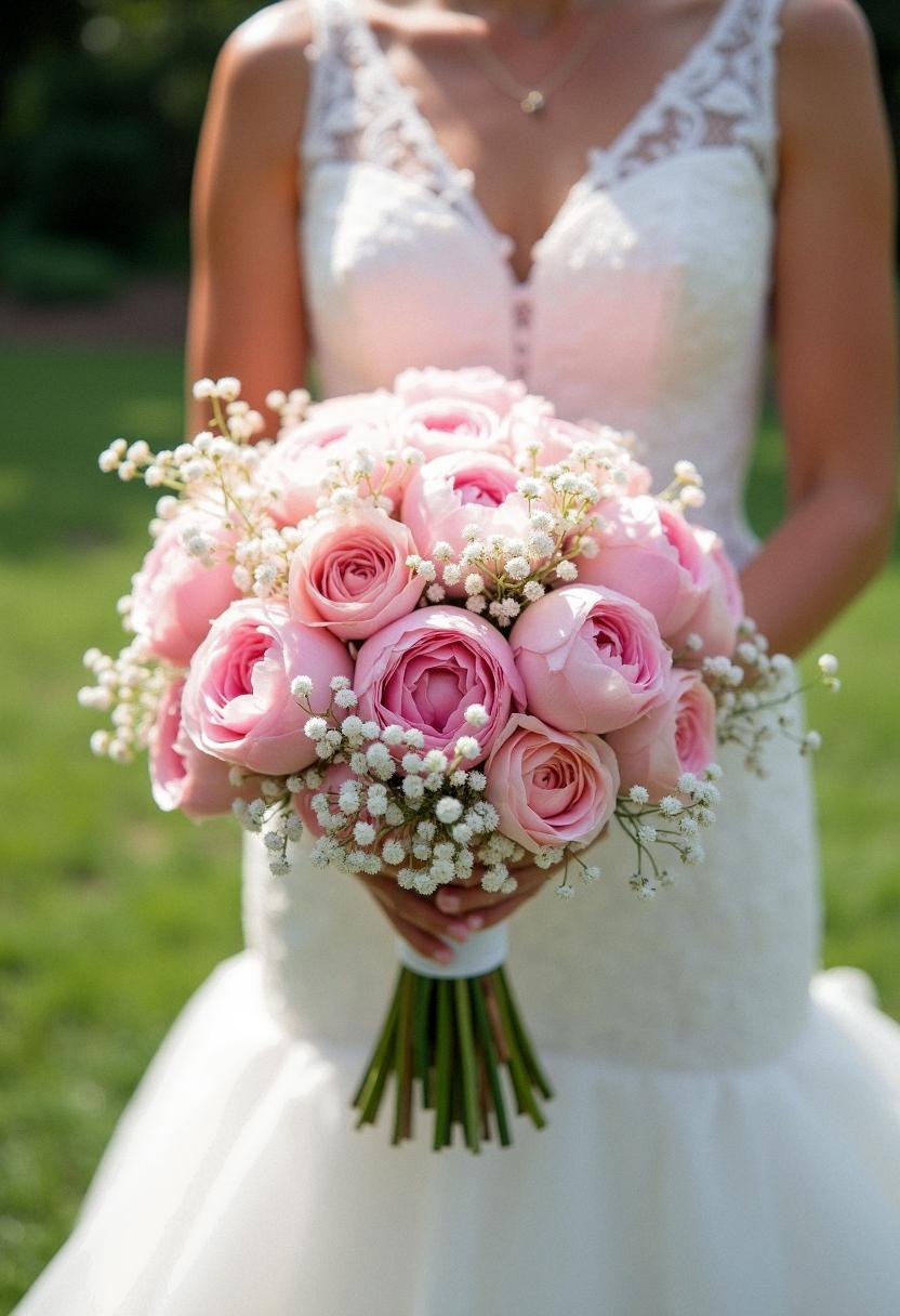 Stunning Pink Bridal Bouquet Ideas - TheCharmingBride.com